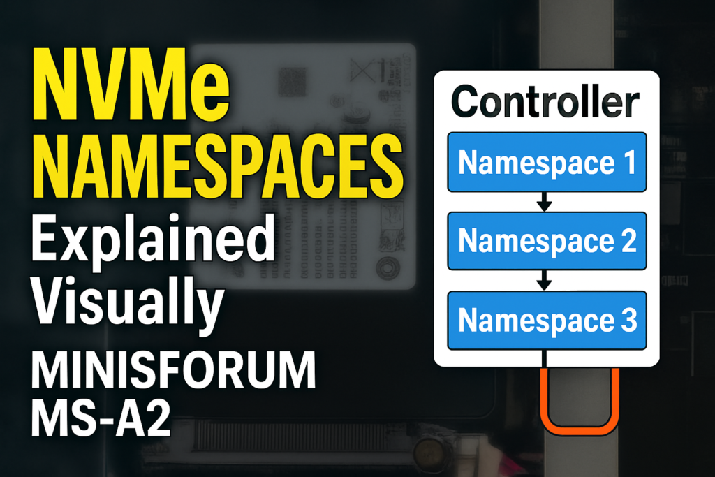 Minisforum MS-A2 NVMe namespaces U.2 Samsung PM9A3 Minisforum MS-A2 ...